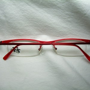 Zenka Eyeglasses Titanium Alloy Half Rim Square Oval - Etsy