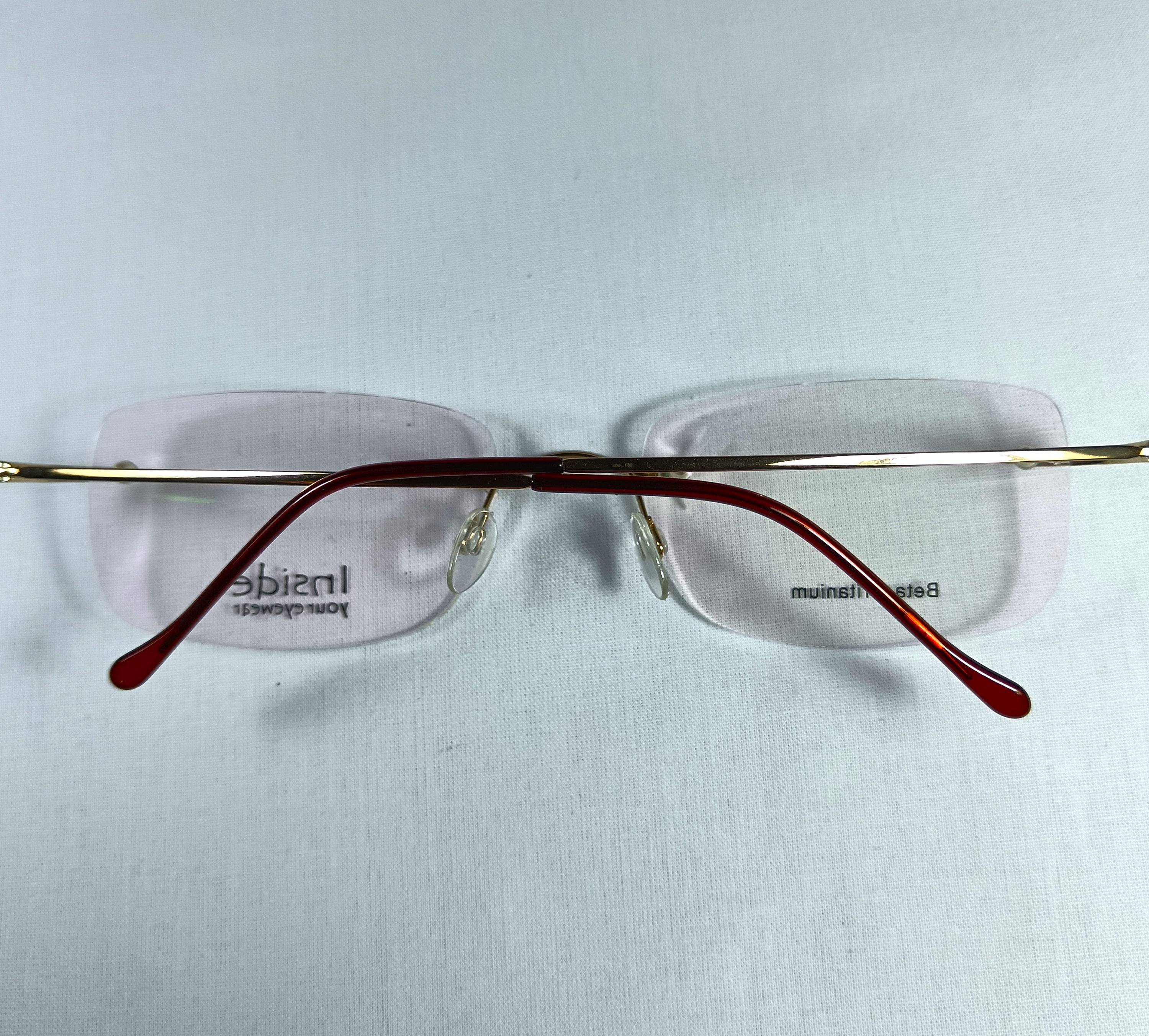 Eyeglasses, Rimless, Beta Titanium, Frames, Iye-japan, New Old Stock ...