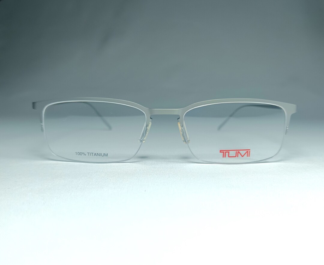 Tumi, Luxury Eyeglasses, Half Rim, Square, Titanium, Frames, New Old ...