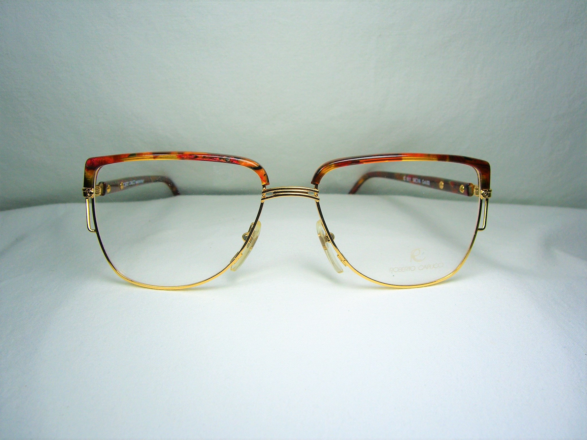 Robert Capucci Luxury Eyeglasses Gold Plated Square Oval - Etsy
