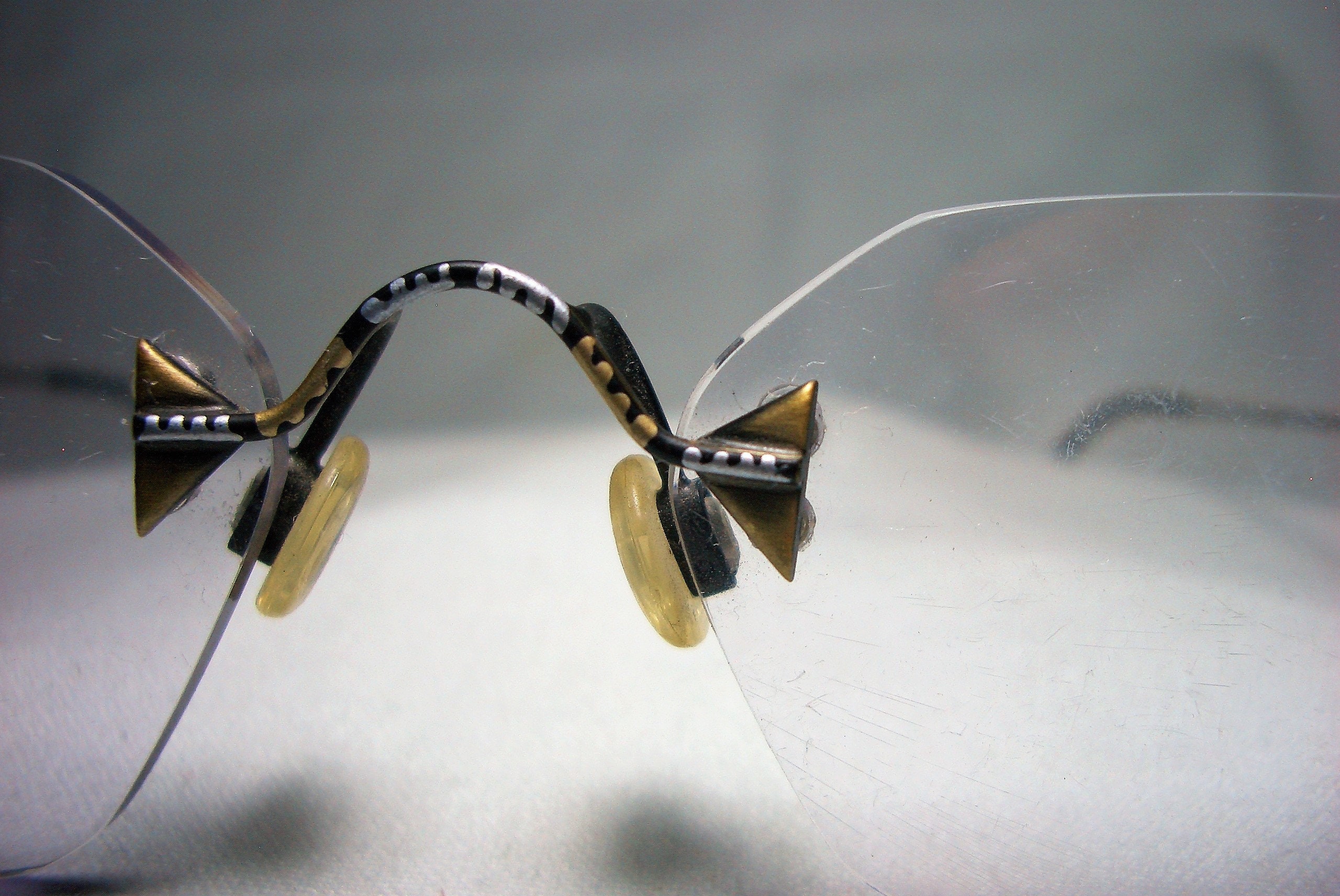 Puma eyeglasses Titanium rimless hexagonal square oval | Etsy