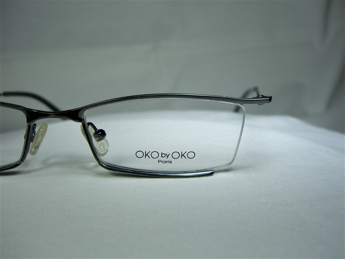 Oko by Oko eyeglasses half rim frames square oval | Etsy