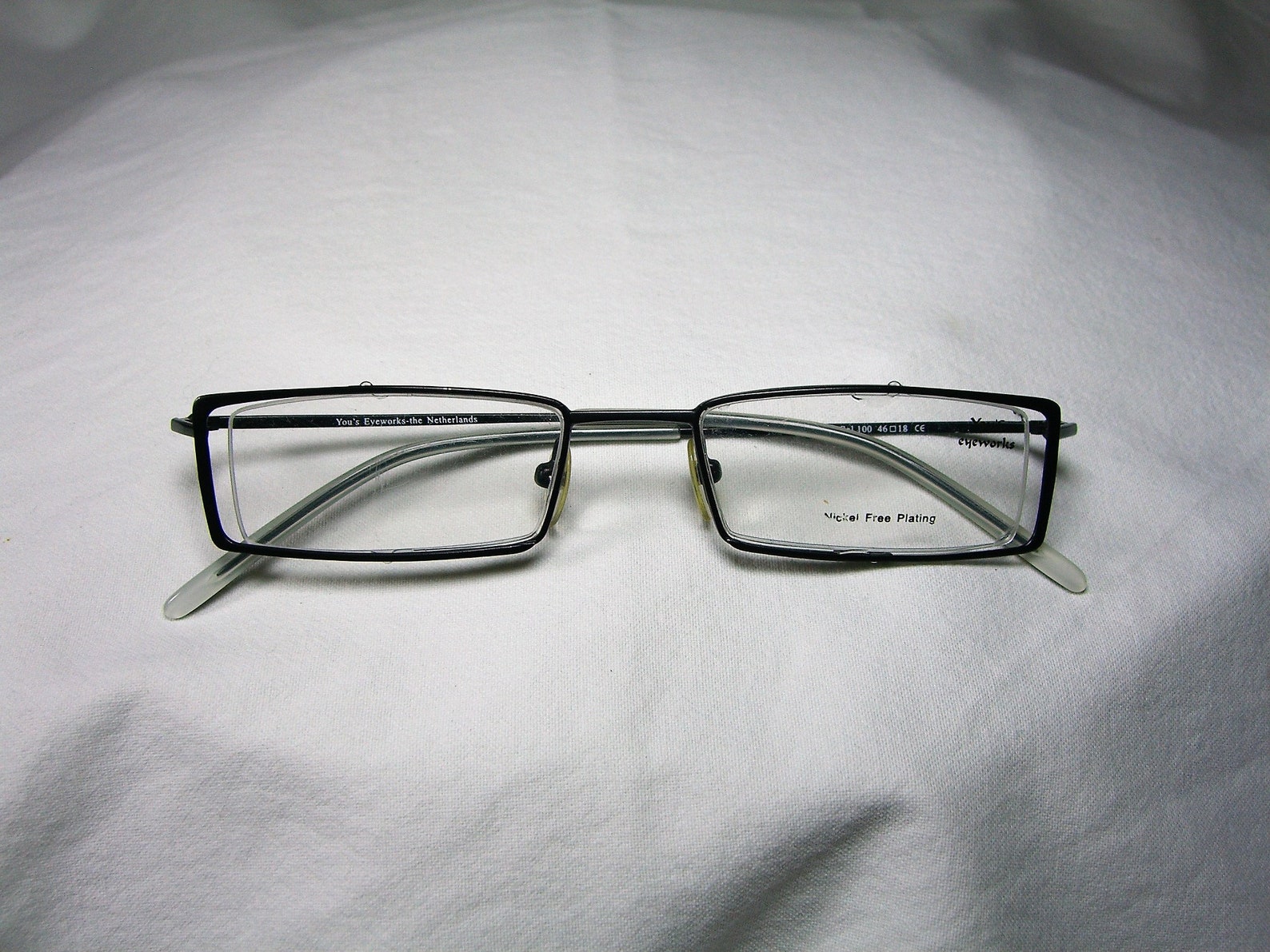 You's, Eyeglasses, Titanium, Half Rim, Frames, Square, Men's, Women's ...