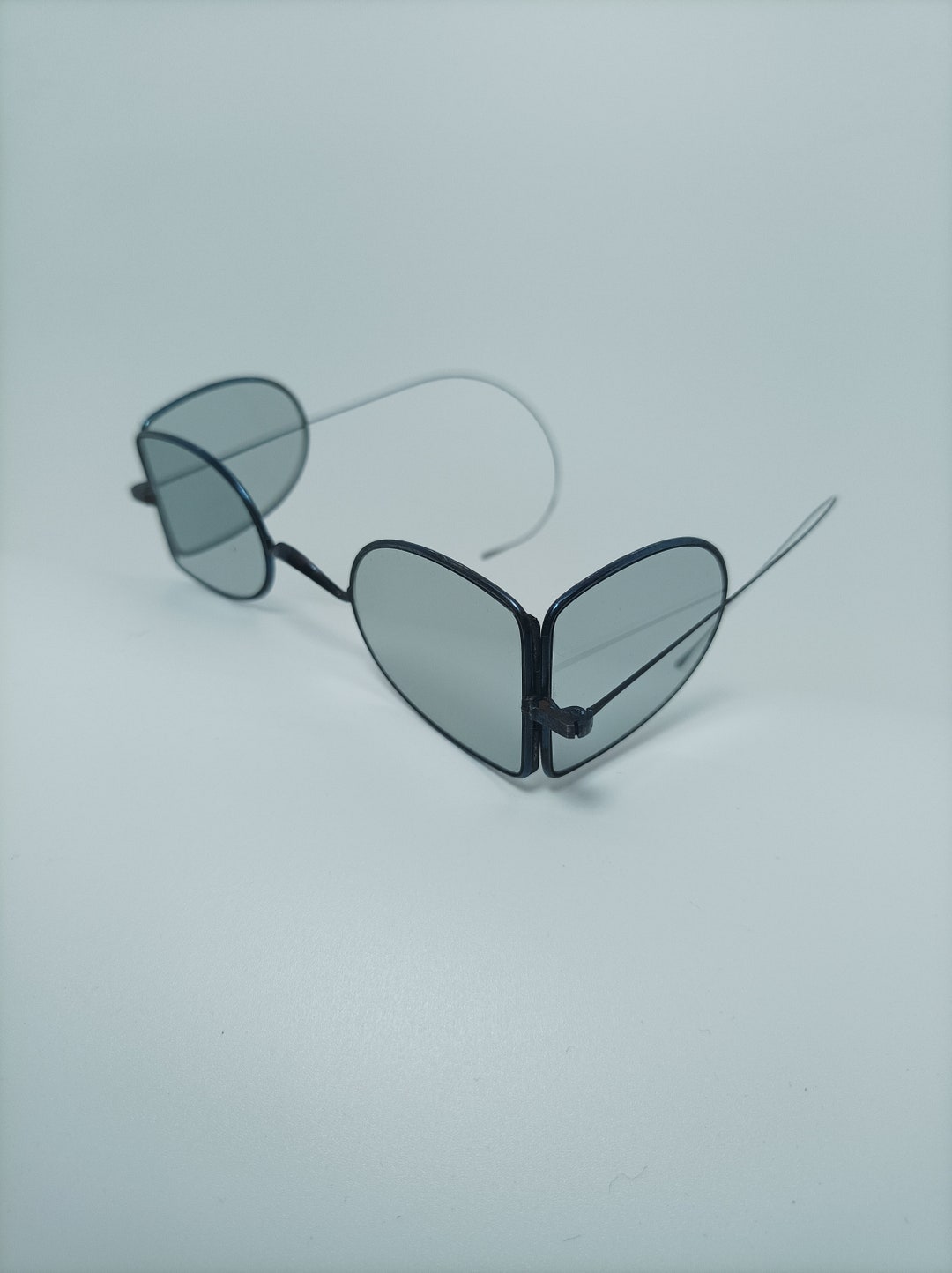 Antique Victorian Era 4 Lens Double D Carriage or Railway Spectacle ...