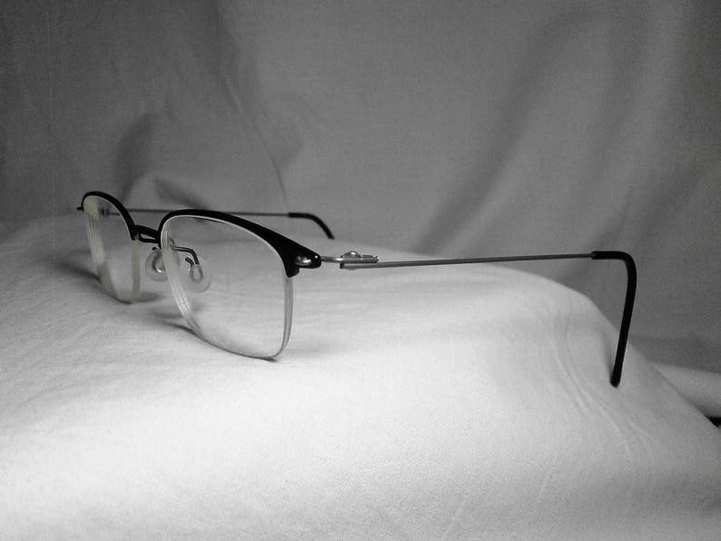 Chai Germany Half Rim Titanium Wire Eyeglasses Frames - Etsy