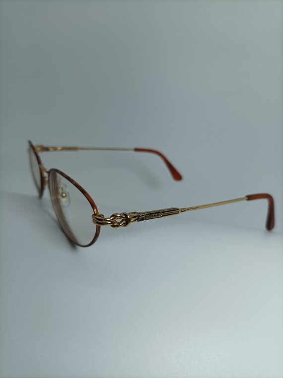 Gucci, eyeglasses, Gold plated, oval, frames, hyper v… - Gem