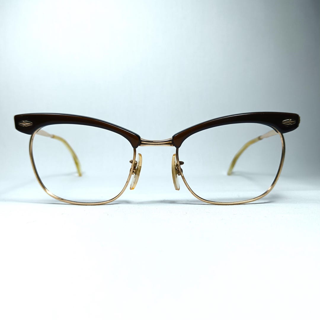 Eyeglasses, Club Master, CIA Analist, Optura, Luxury Frames, Oval, Gold ...