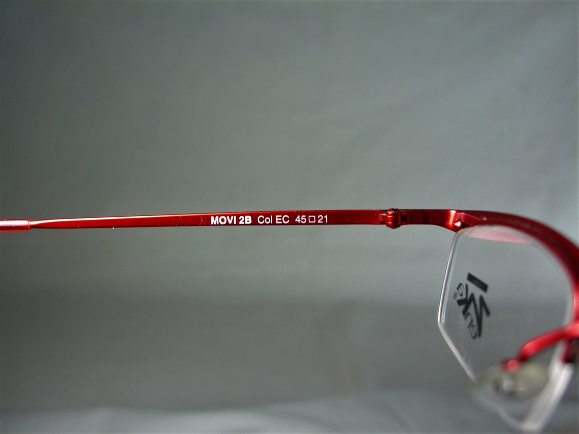 Zenka eyeglasses Titanium alloy half rim square oval | Etsy