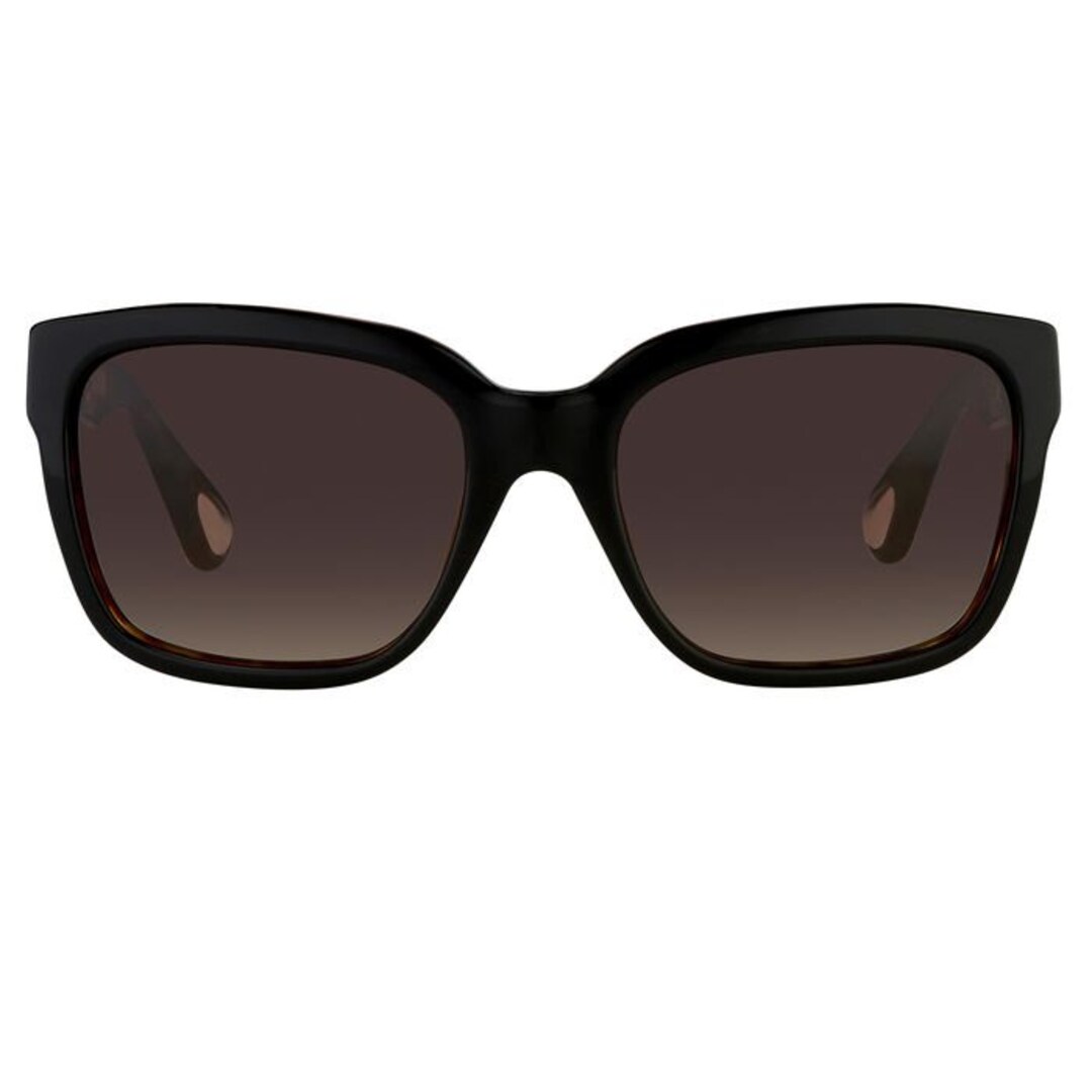 Linda Farrow Oversized Wayfarer Sunglasses, 925 Sterling Silver Hinges ...