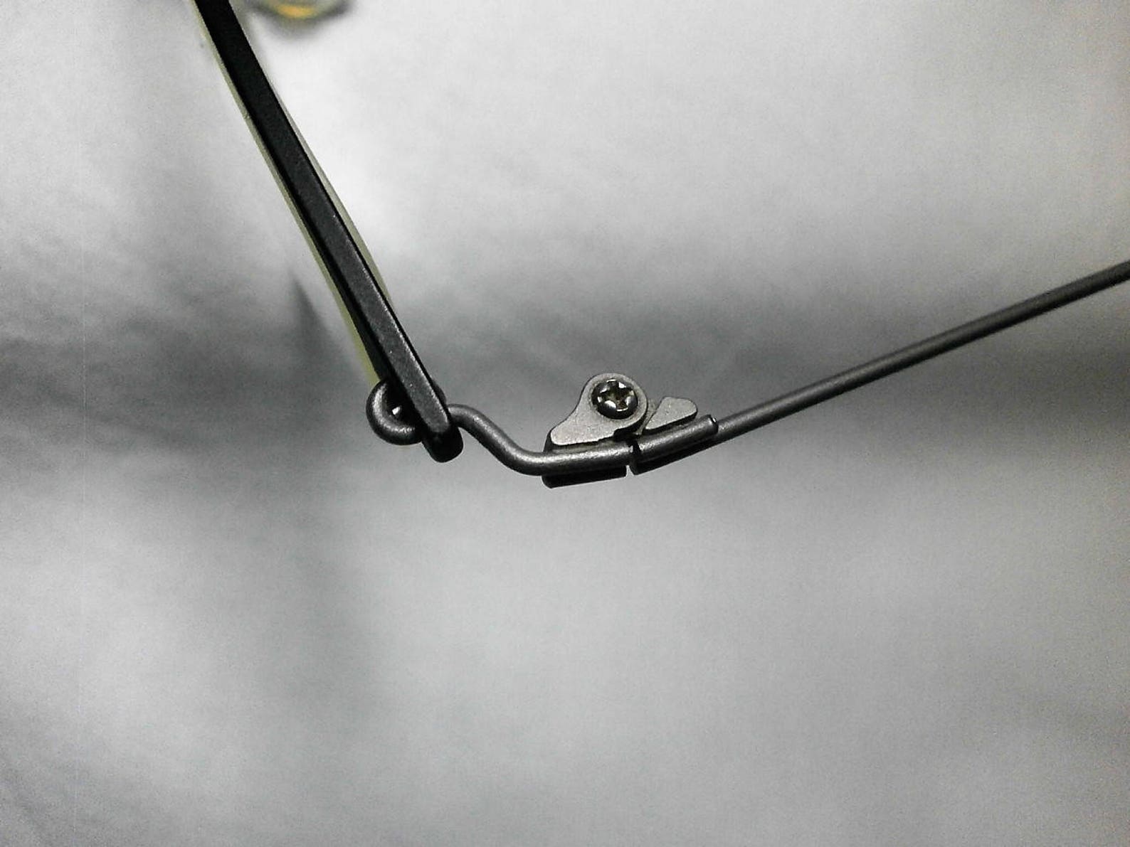 Chai Germany Half Rim Titanium Wire Eyeglasses Frames - Etsy