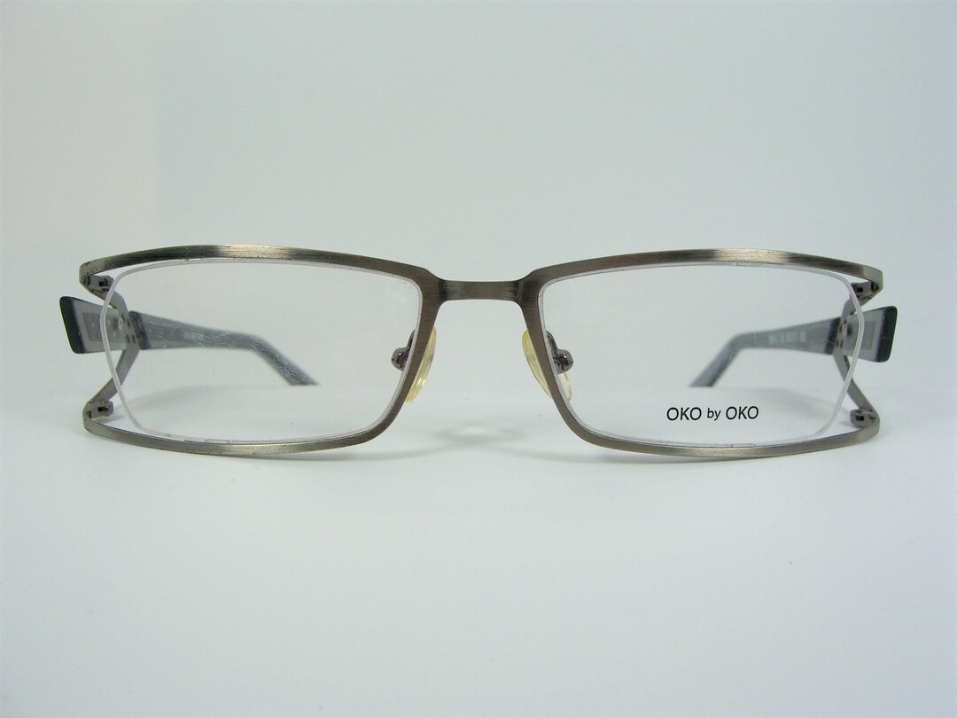 Oko by Oko, Eyeglasses, Half Rim, Frames, Square, Oval, NOS, Hyper ...