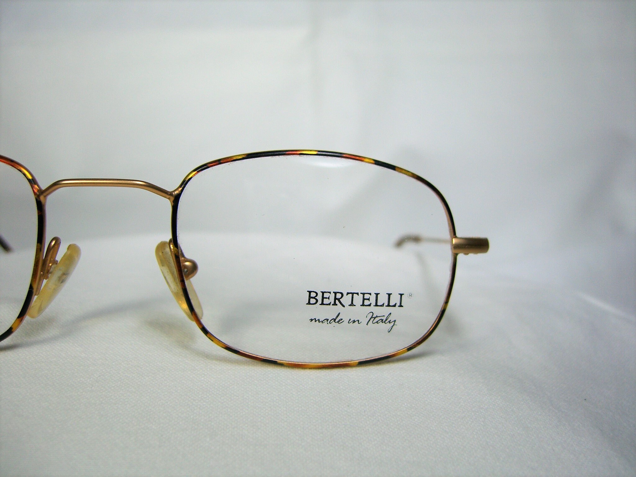 Bertelli Eyeglasses Titanium Oval Square Frames - Etsy