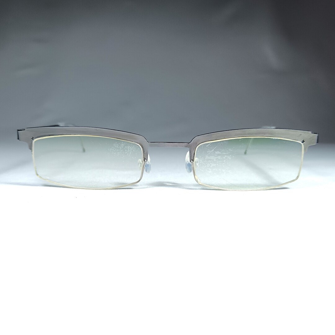 Lindberg, Luxury Eyeglasses, Strip Titanium, Half Rim, Frames, Square ...