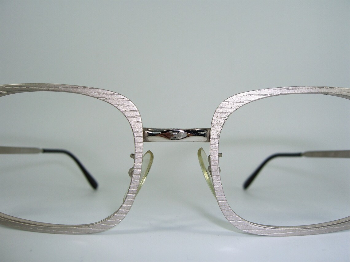 Luxury Eyeglasses Platinum Plated Titanium Alloy Square - Etsy
