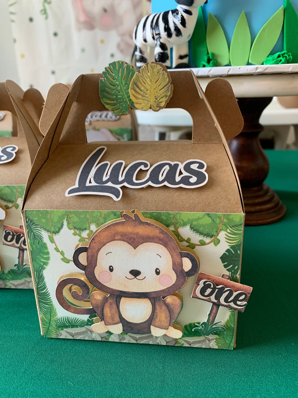 Baby Safari Animals Favor Boxes. Treat Boxes. Personalized. - Etsy