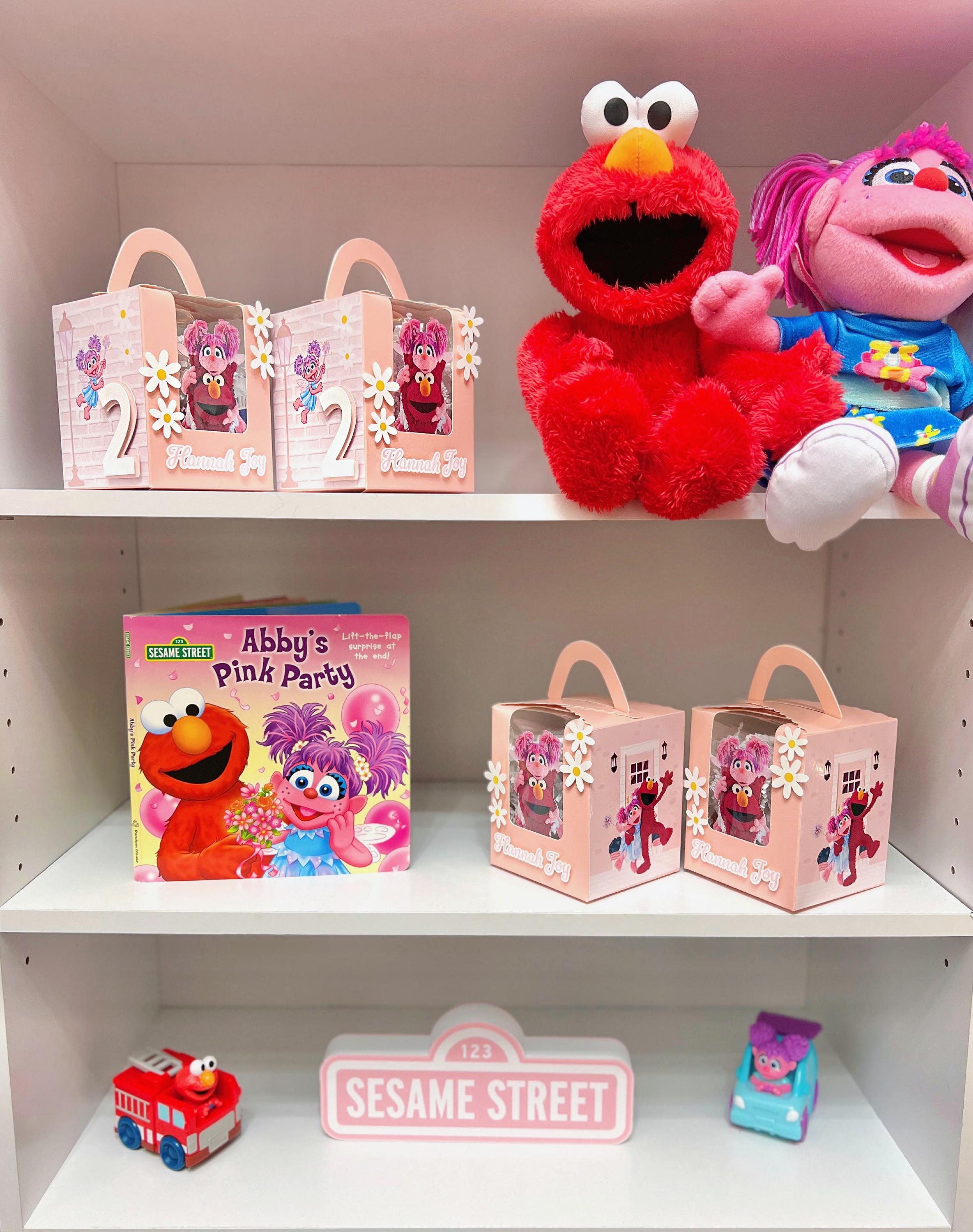Abby and Elmo Favor Boxes. Treat Boxes. Personalized. - Etsy