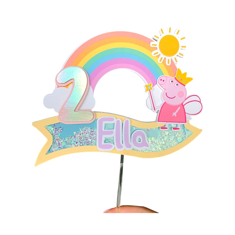 Peppa Pig Topper, Peppa Pig Cake Topper, Peppa Pig Favor Boxes. - Etsy