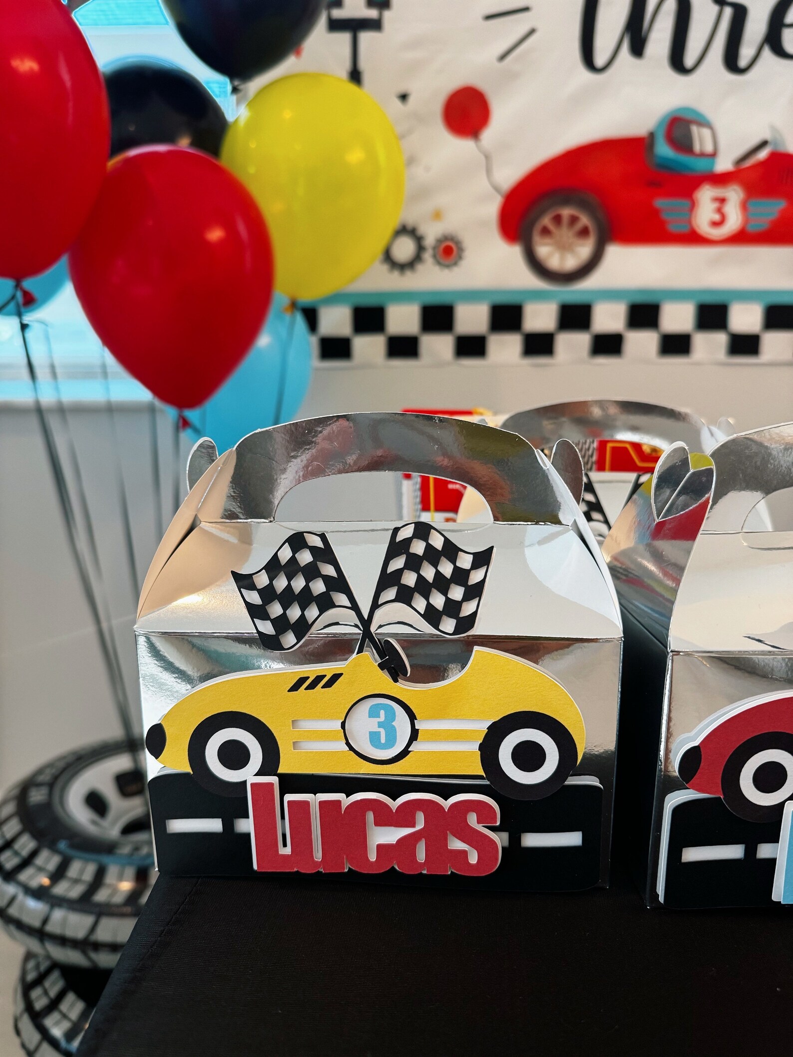 Racer Cars Favor Boxes. Car Favors. - Etsy