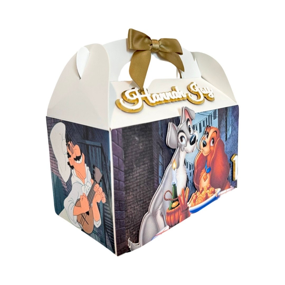 The Lady and the Tramp Favor Boxes - Etsy