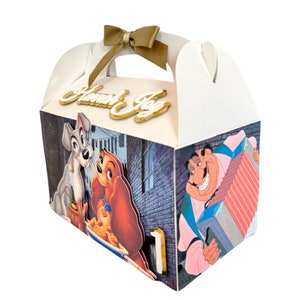 The Lady and the Tramp Favor Boxes - Etsy