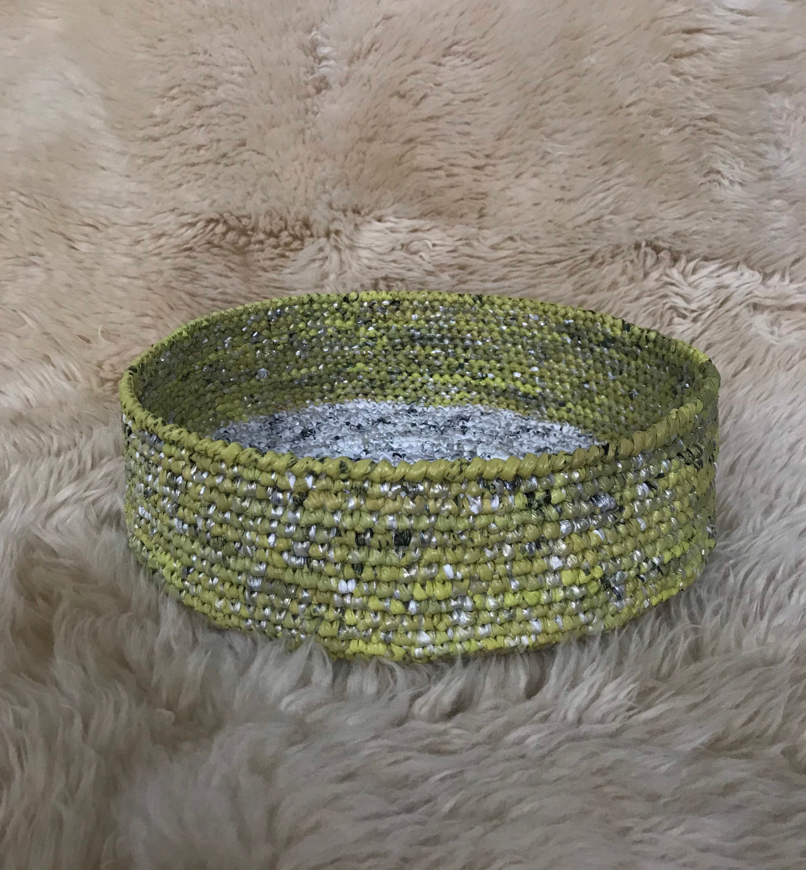 Extra Large Baskets Made of Recycled Plastic Bags | Etsy