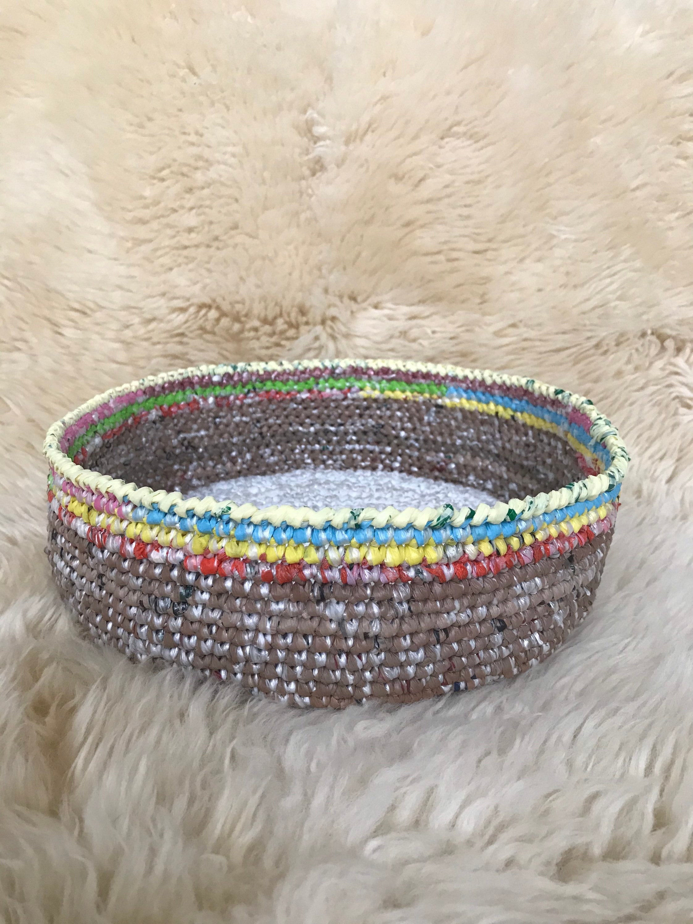 Extra Large Baskets Made of Recycled Plastic Bags | Etsy