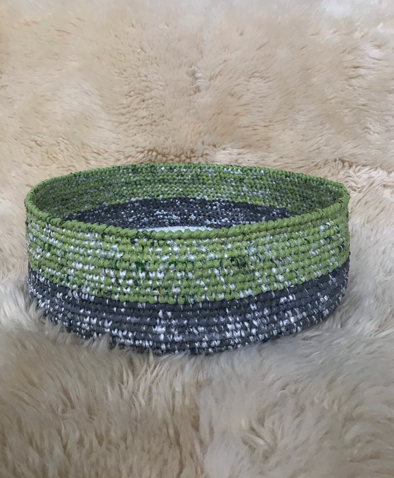 Extra Large Baskets Made of Recycled Plastic Bags | Etsy