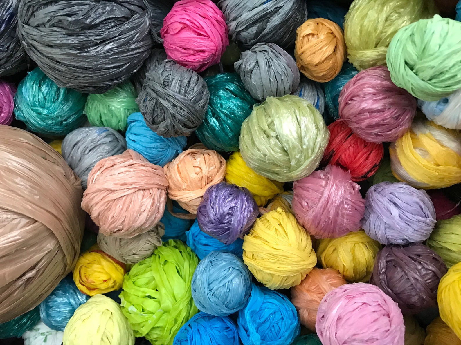 Baskets Made of Recycled Plastic Bags - Etsy