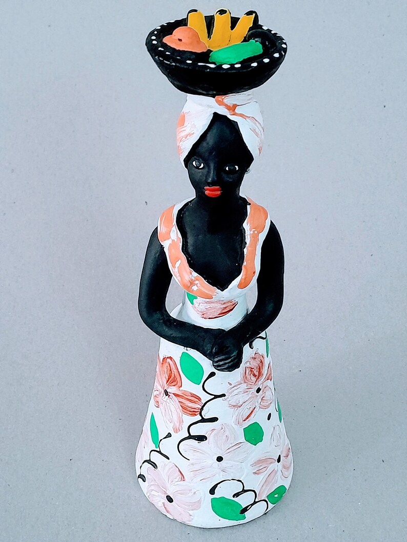 Clay Statue, Brazilian Doll, Ceramic Statue, Brazilian Home Decor - Etsy