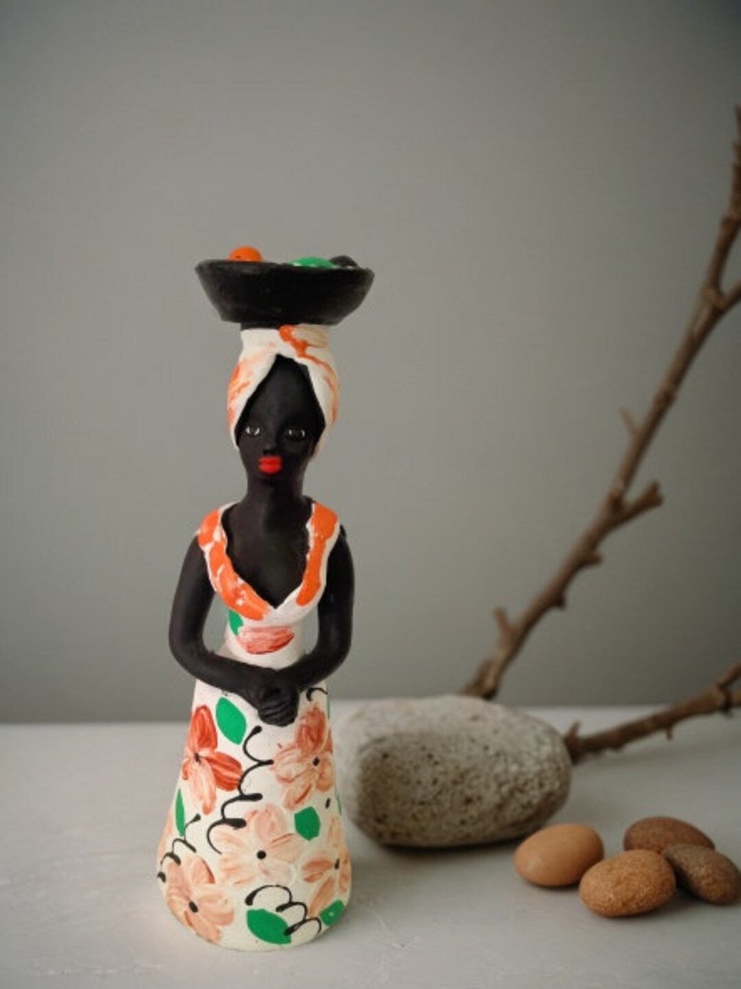Clay Statue, Brazilian Doll, Ceramic Statue, Brazilian Home Decor - Etsy