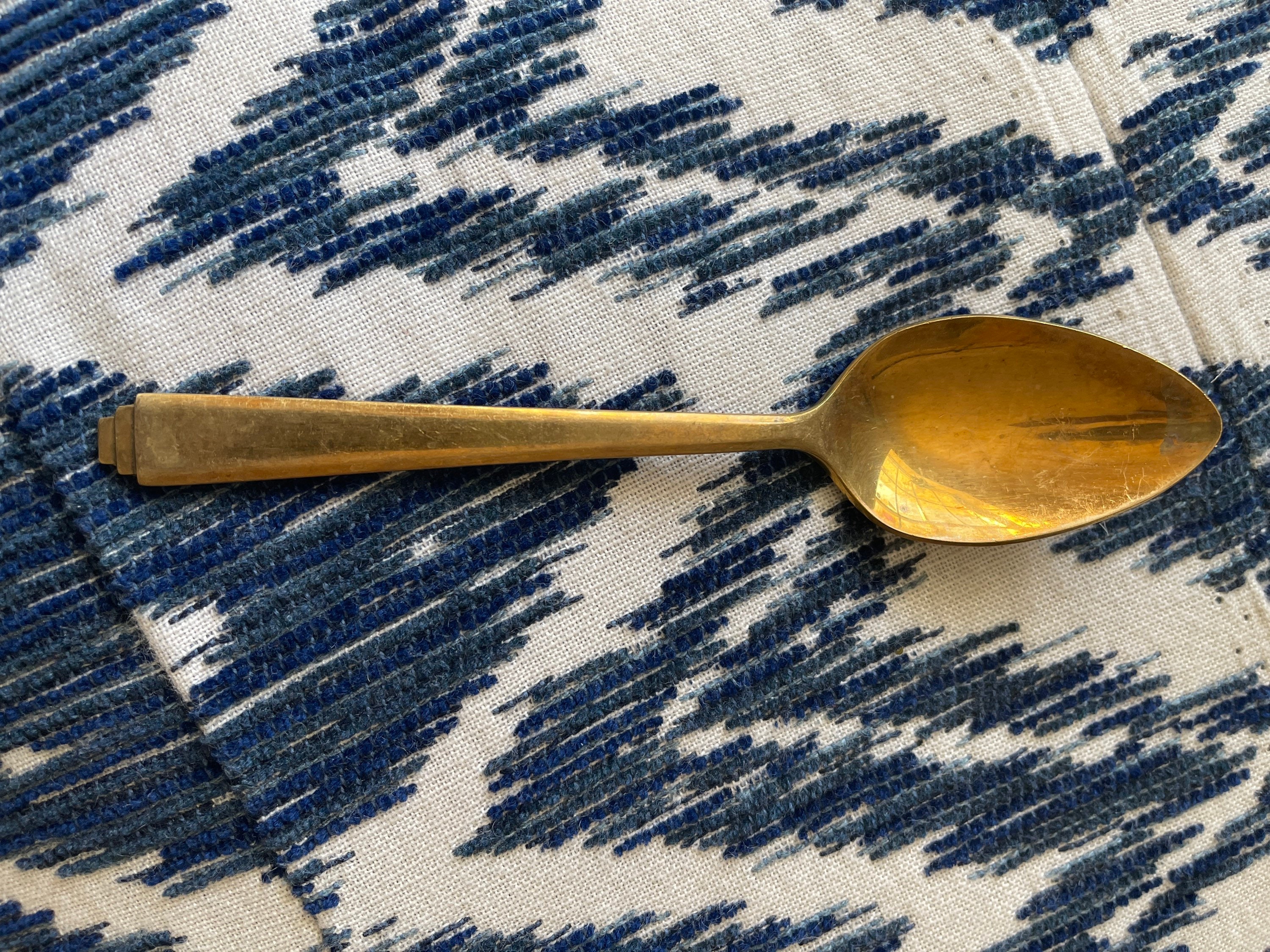 Custom Gold Spoon Real Gold Plated "good Morning Beautiful" or Custom ...