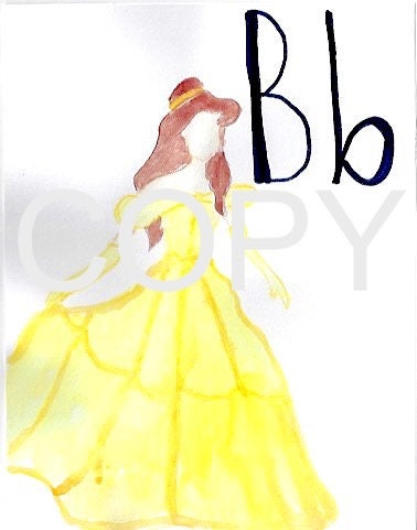 Princess ABC Alphabet Cards for Learning Printable Download ...