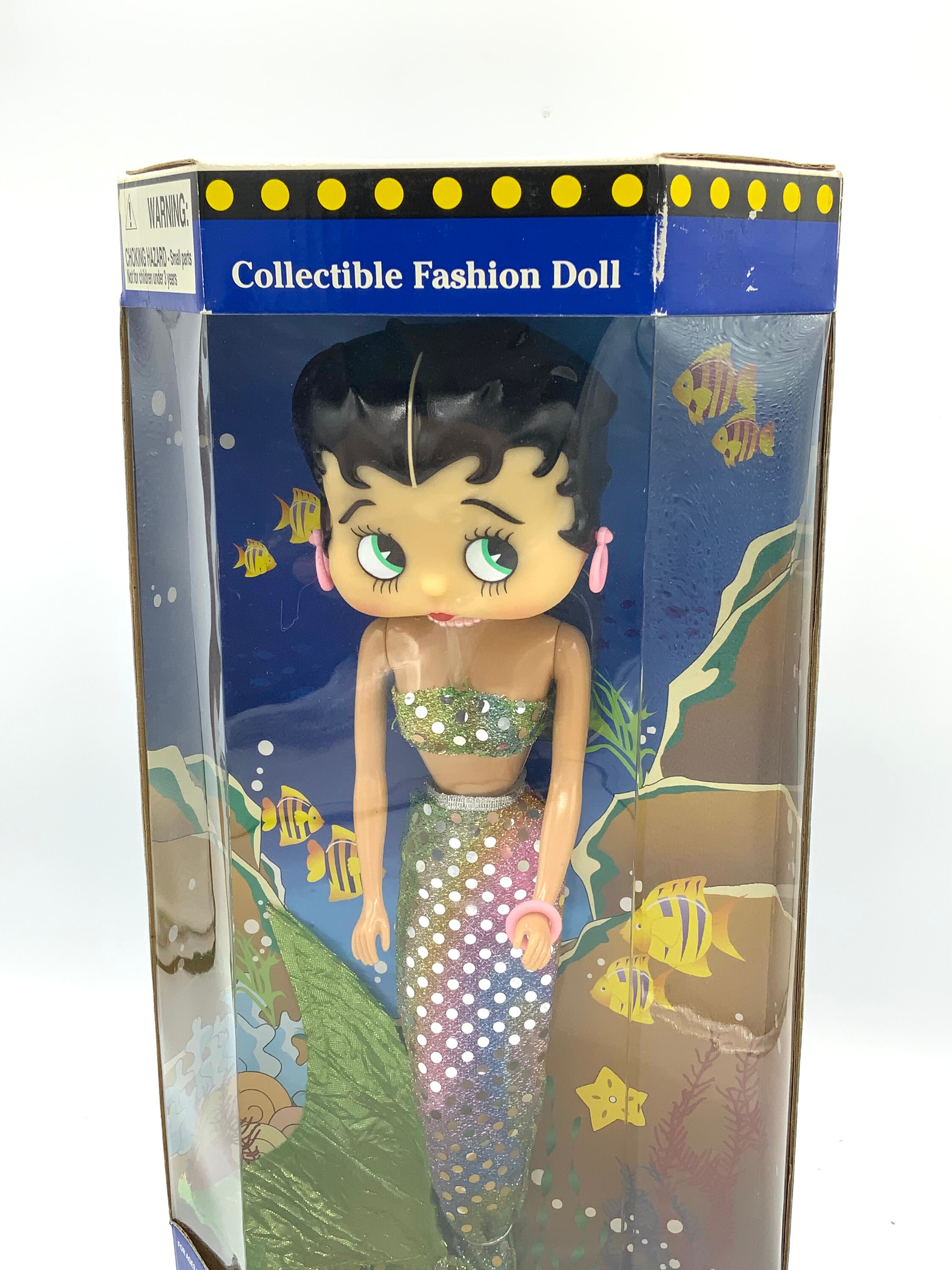Gorgeous Collectible Betty Boop Doll Mermaid, Multicolored, With the ...