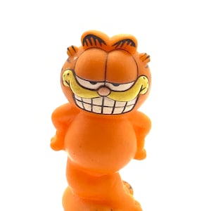 Vintage Mr. Garfield, With a Funny Smile, Figurine, Cat, Orange. - Etsy