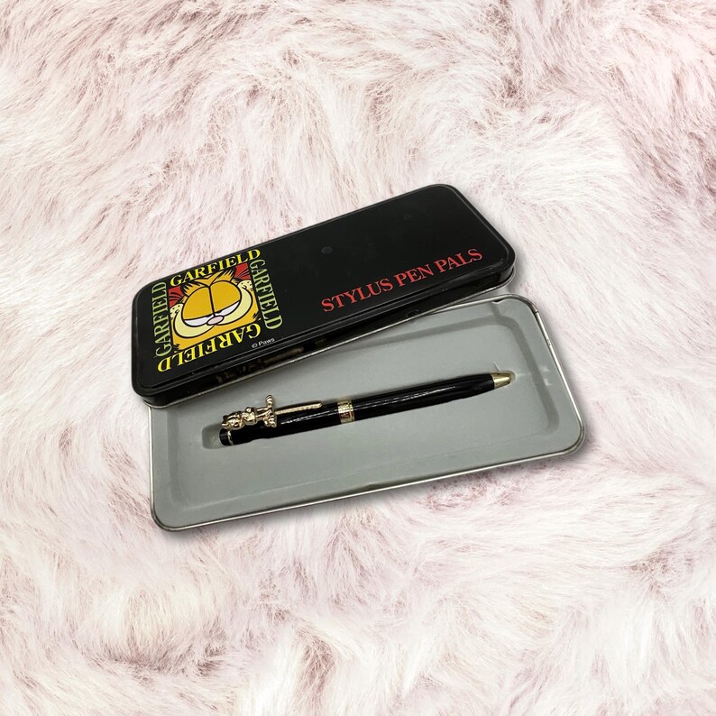 Gorgeous Collectible and Vintage Garfield Pen, Tin Box Pen. - Etsy