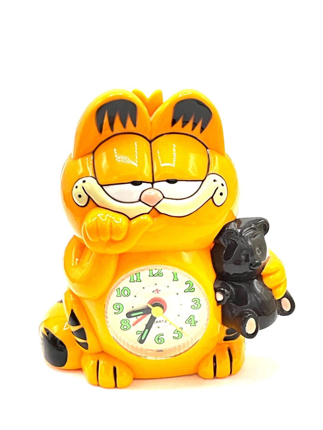 Gorgeous Collectible and Vintage Garfield With Pooky Clock, Alarm Desk ...