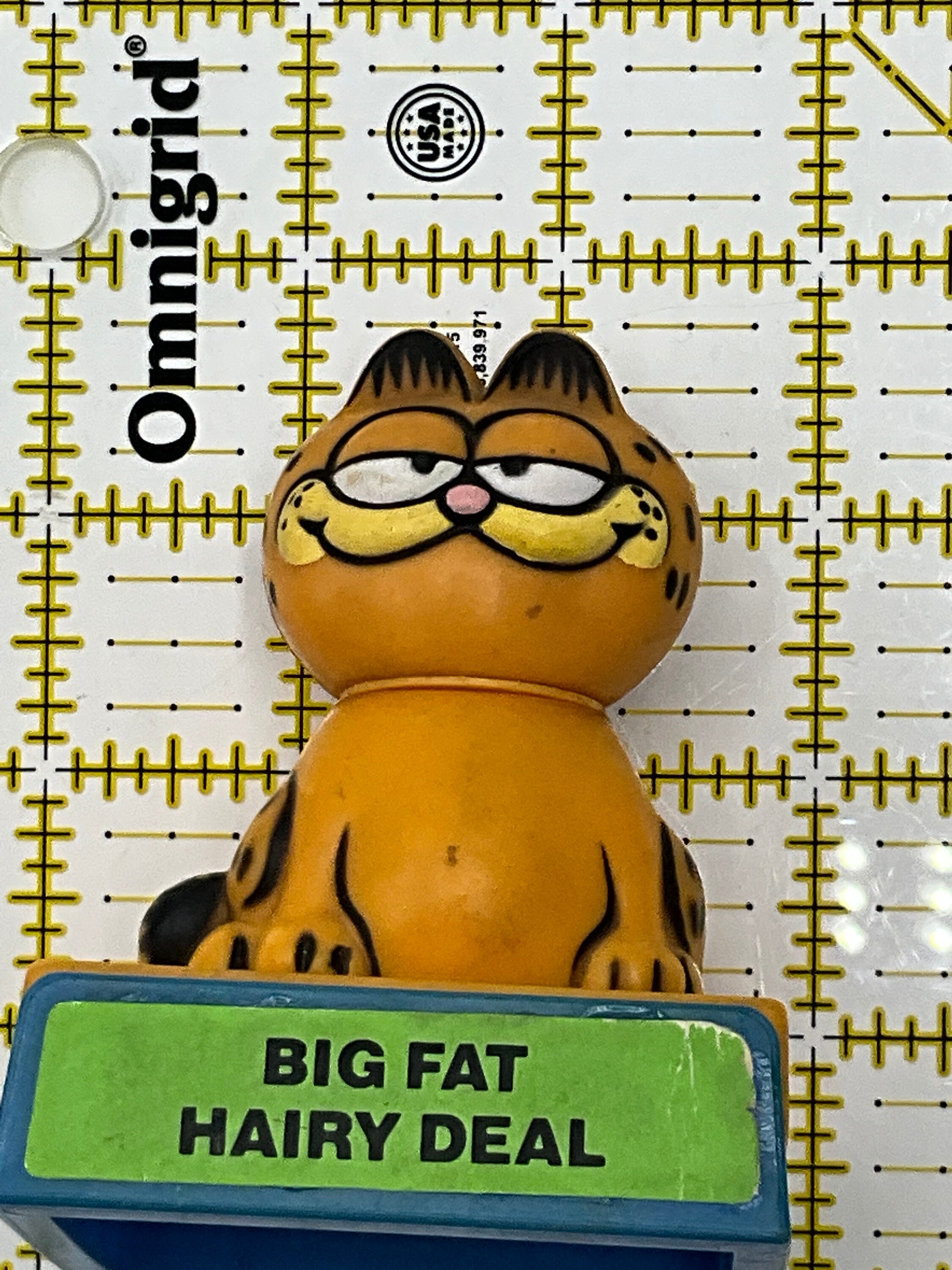 Vintage Garfield Push and Garfield Move His Head Figurine - Etsy