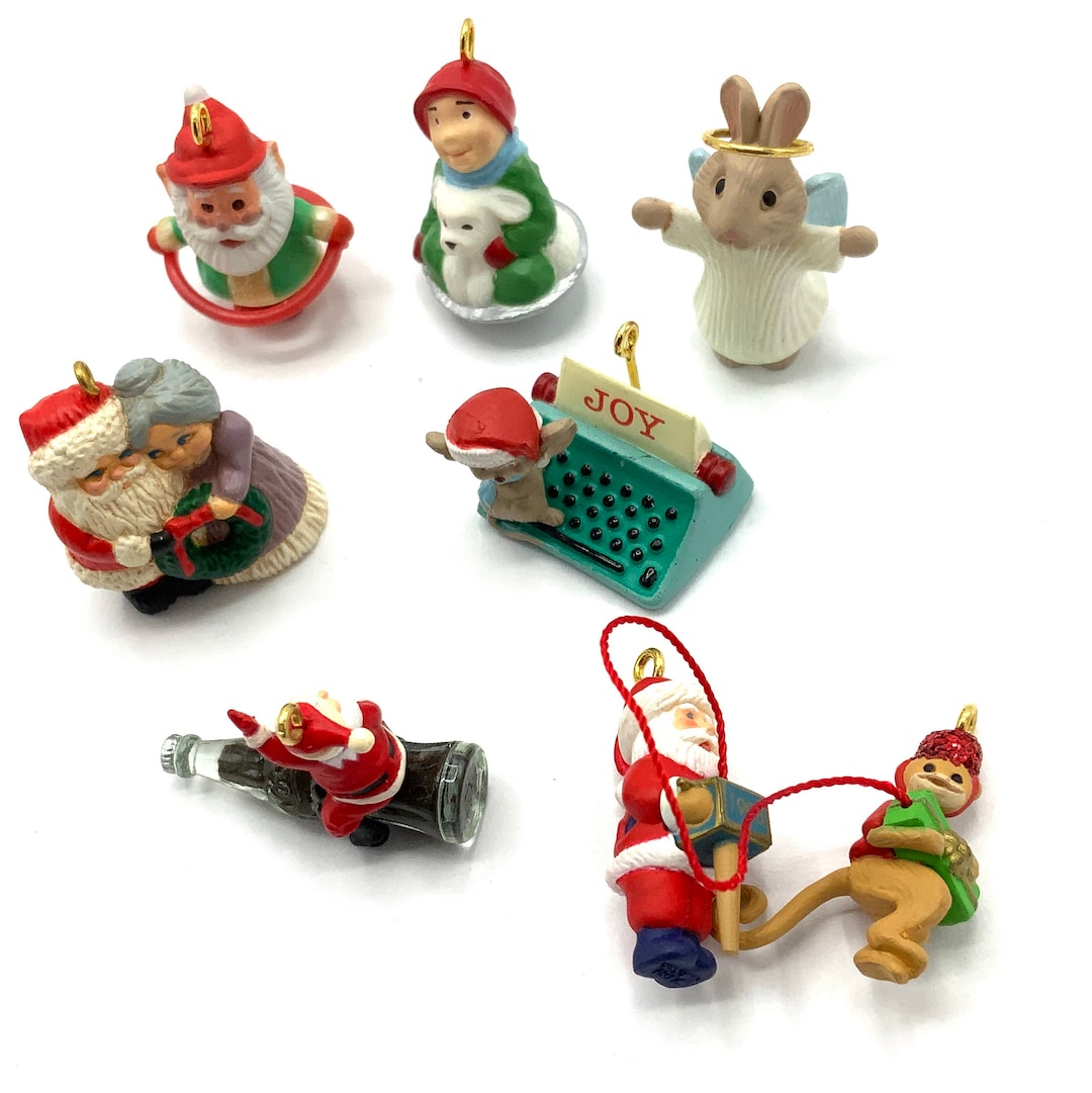 Gorgeous Collectible and Vintage Hallmark Miniature Ornaments. With the ...
