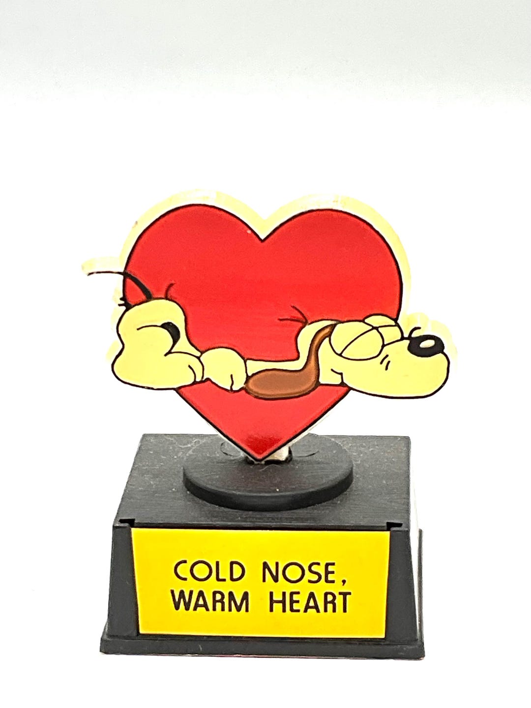 Gorgeous Vintage and Collectible Plastic Statue Garfield Best Friend ...