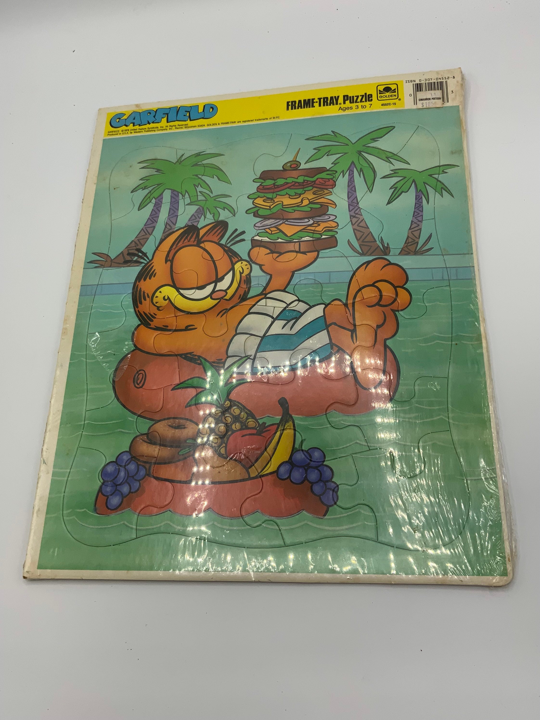 Gorgeous Collectible and Vintage Garfield Puzzle New Seal. - Etsy