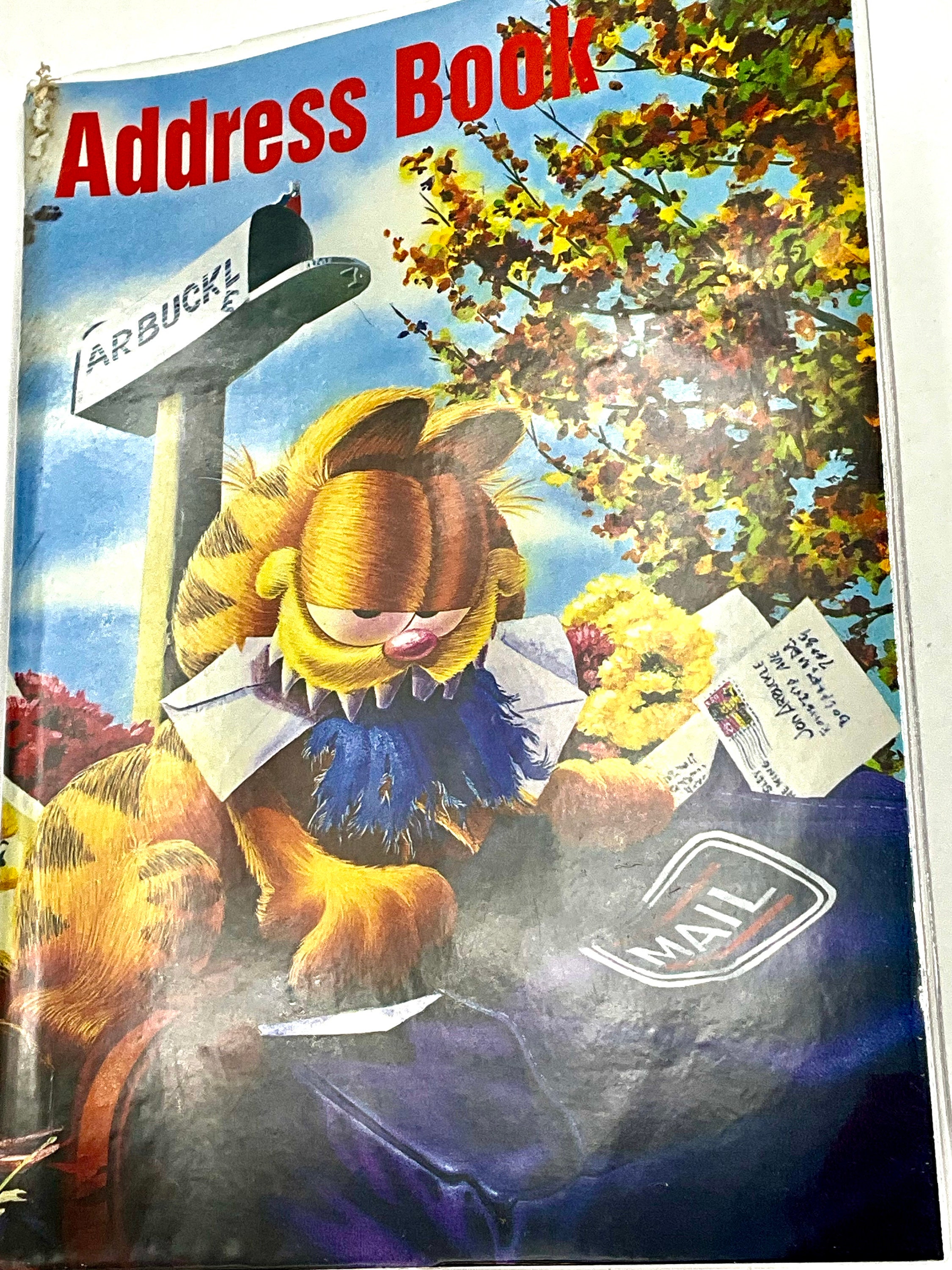 Gorgeous Collectible Vintage Phone Book Garfield, Names and Numbers. - Etsy