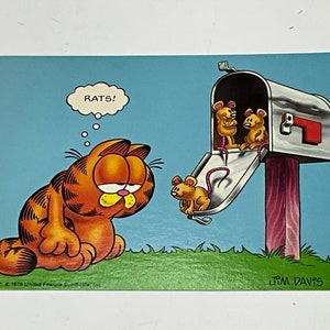 Gorgeous Collectible and Vintage Garfield Post Cards, - Etsy