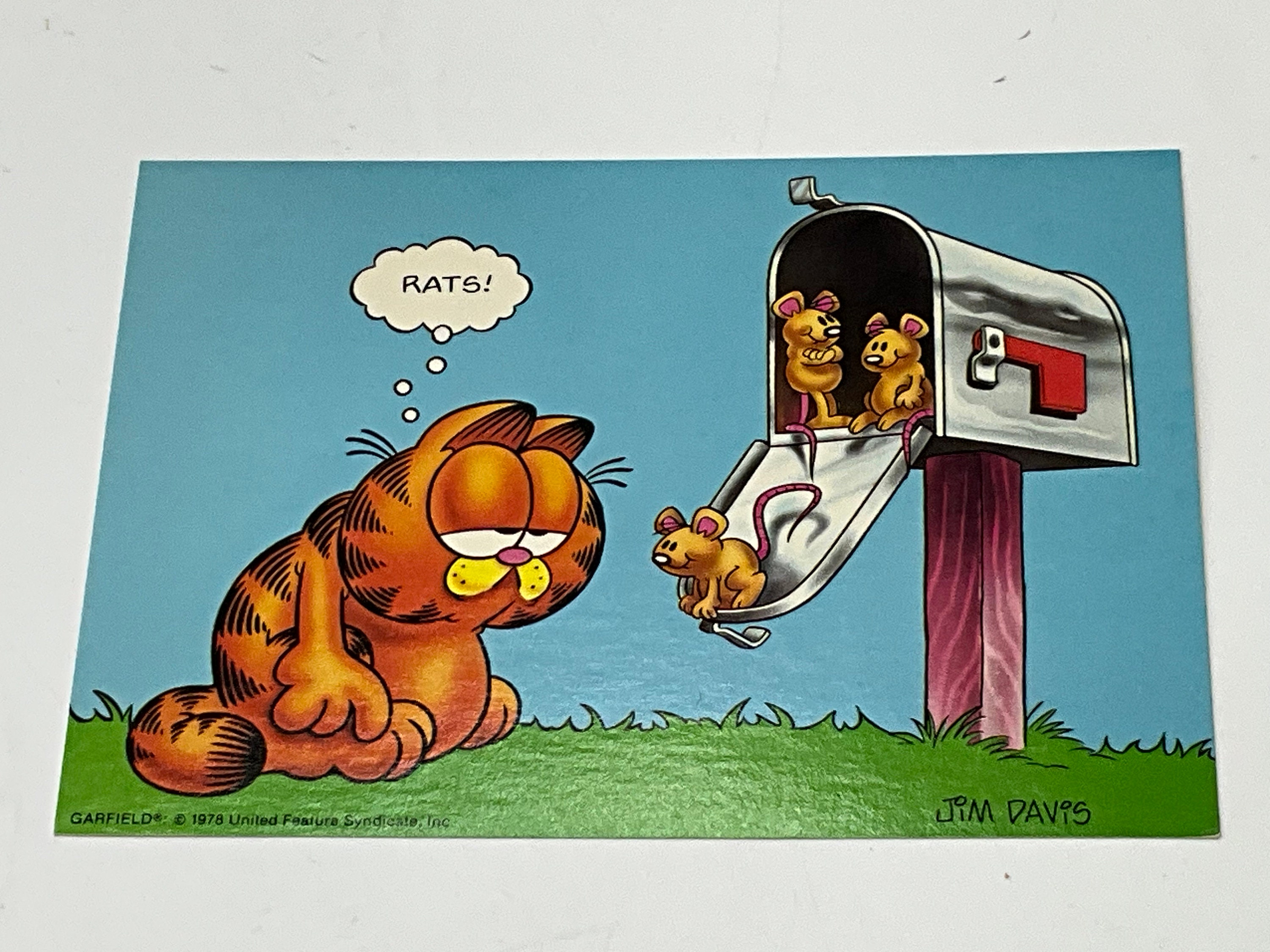 Gorgeous Collectible and Vintage Garfield Post Cards, - Etsy