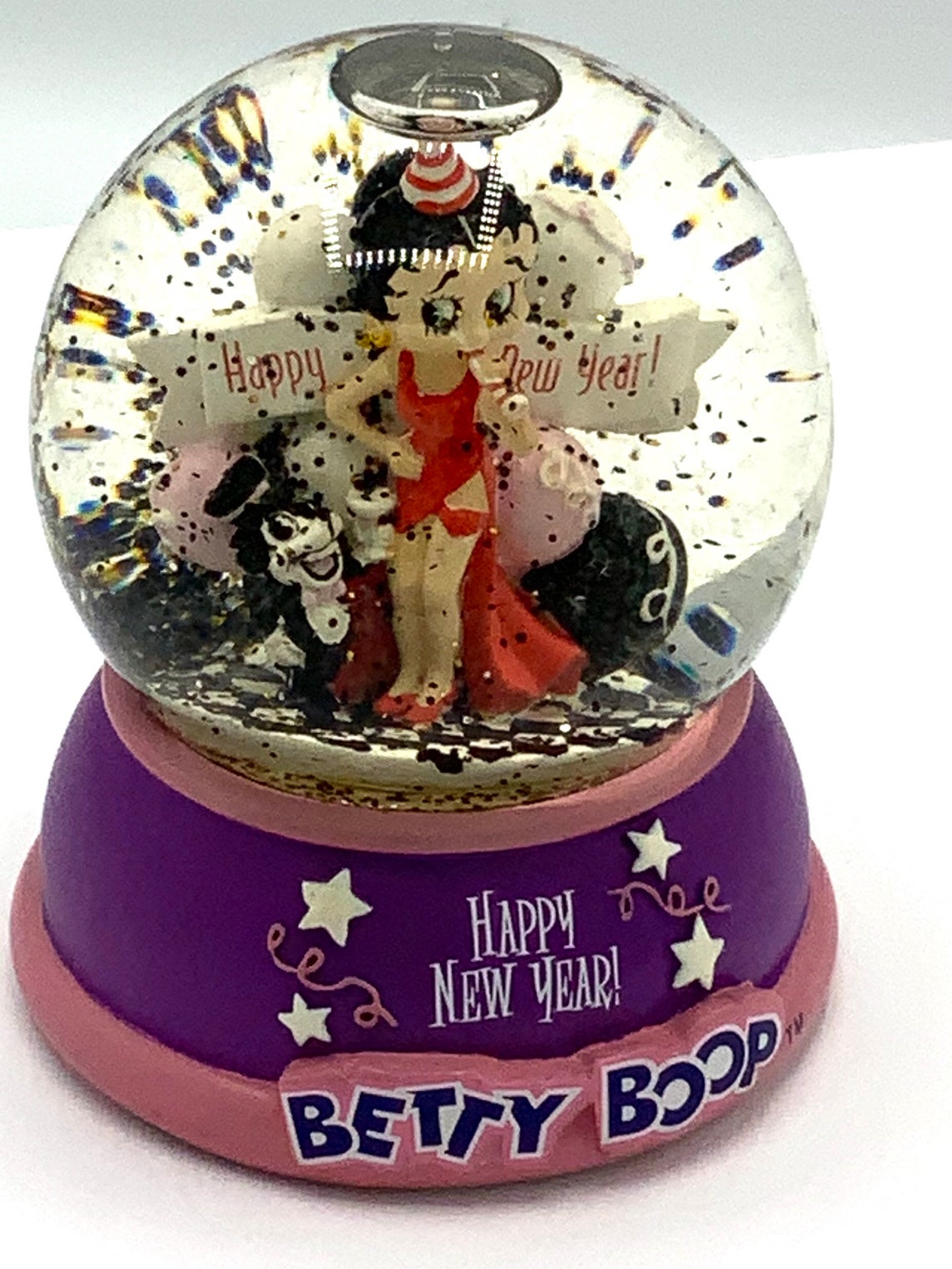 Gorgeous Collectible and Rare Betty Boop Snow Globe, Snowball, Happy ...