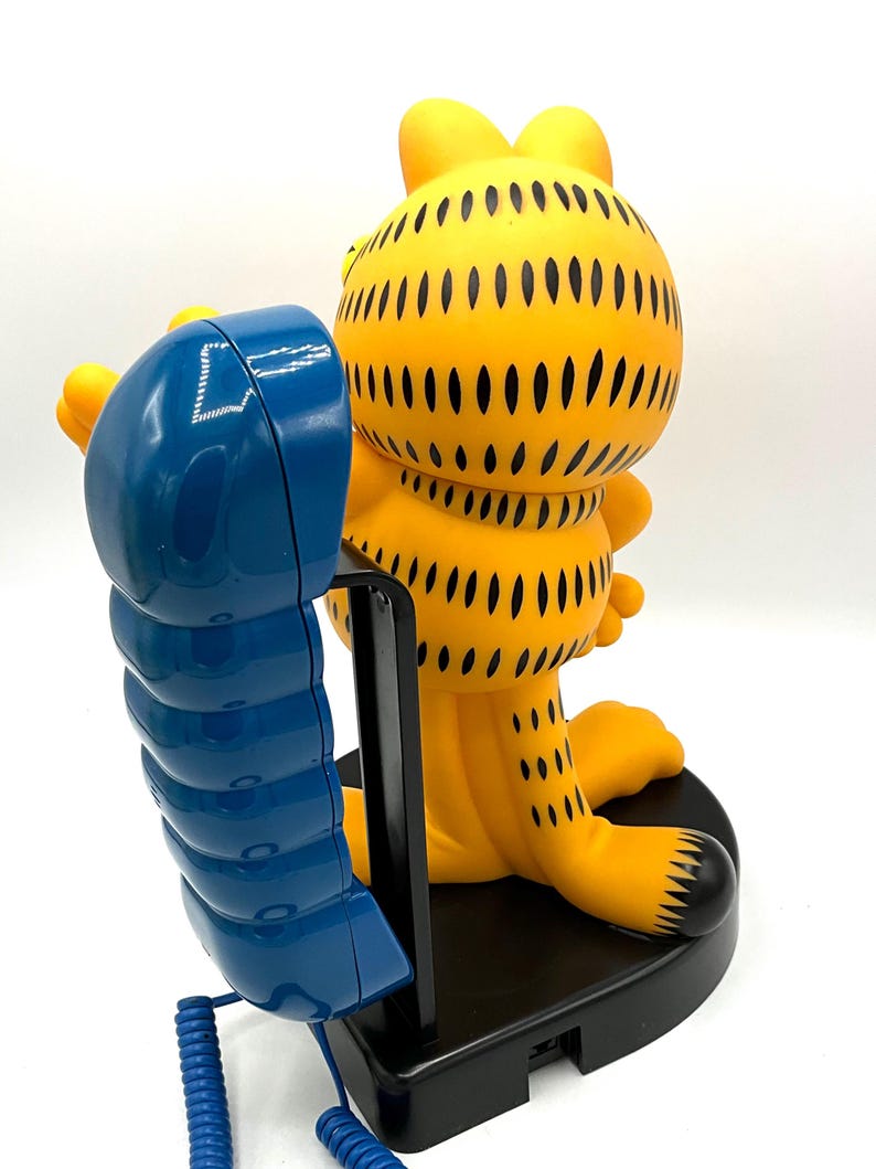Gorgeous Collectible and Vintage Garfield as Phone Figure, Telephone ...