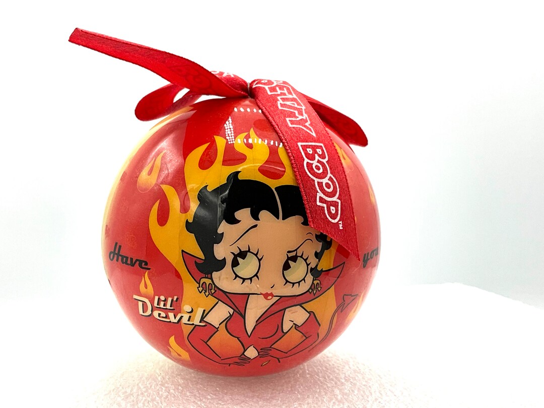 Gorgeous Collectible and Vintage Betty Boop Round Ornament, Angel and ...