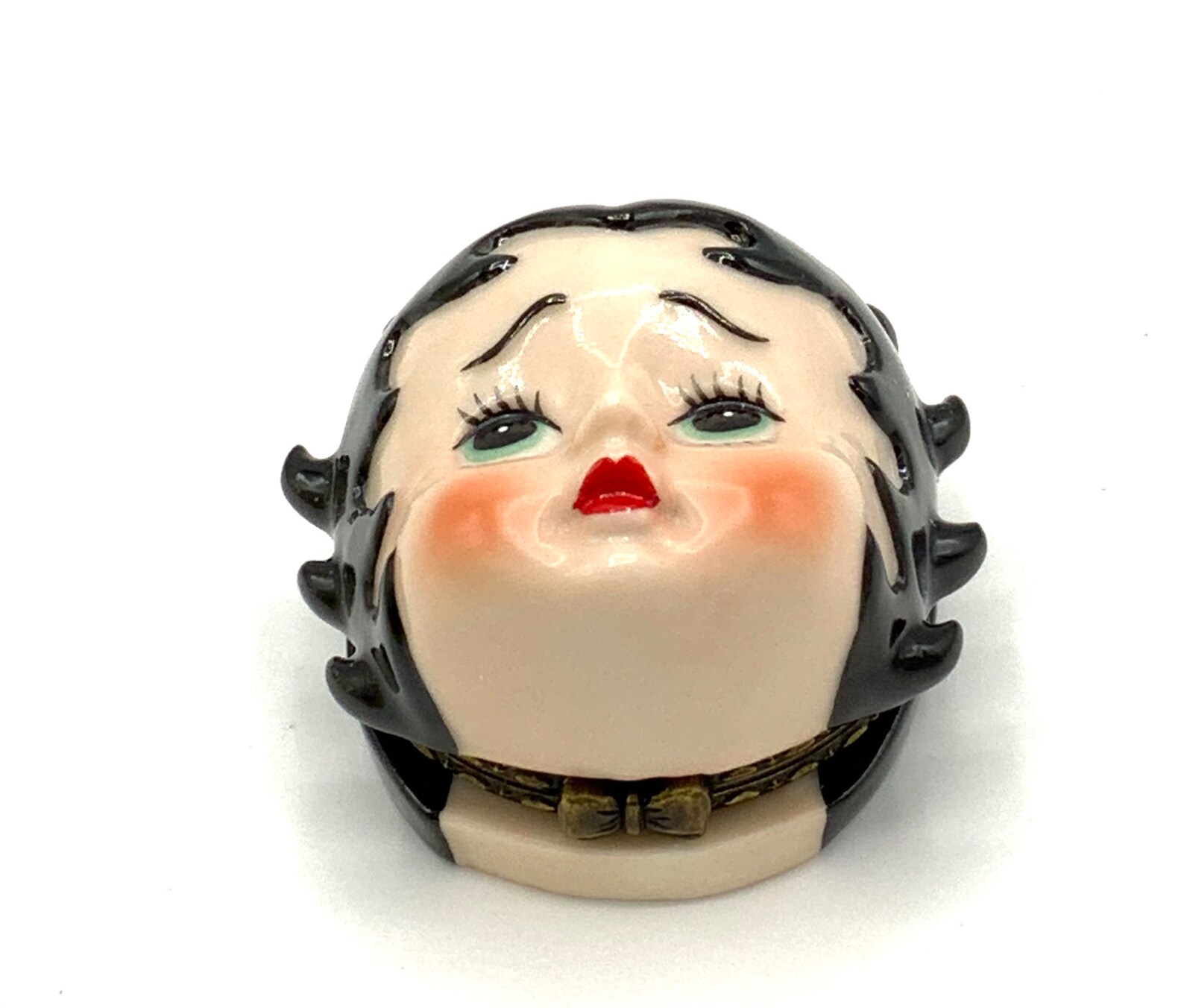 Gorgeous Collectible And Vintage Betty Boop Ceramic Trinket Etsy