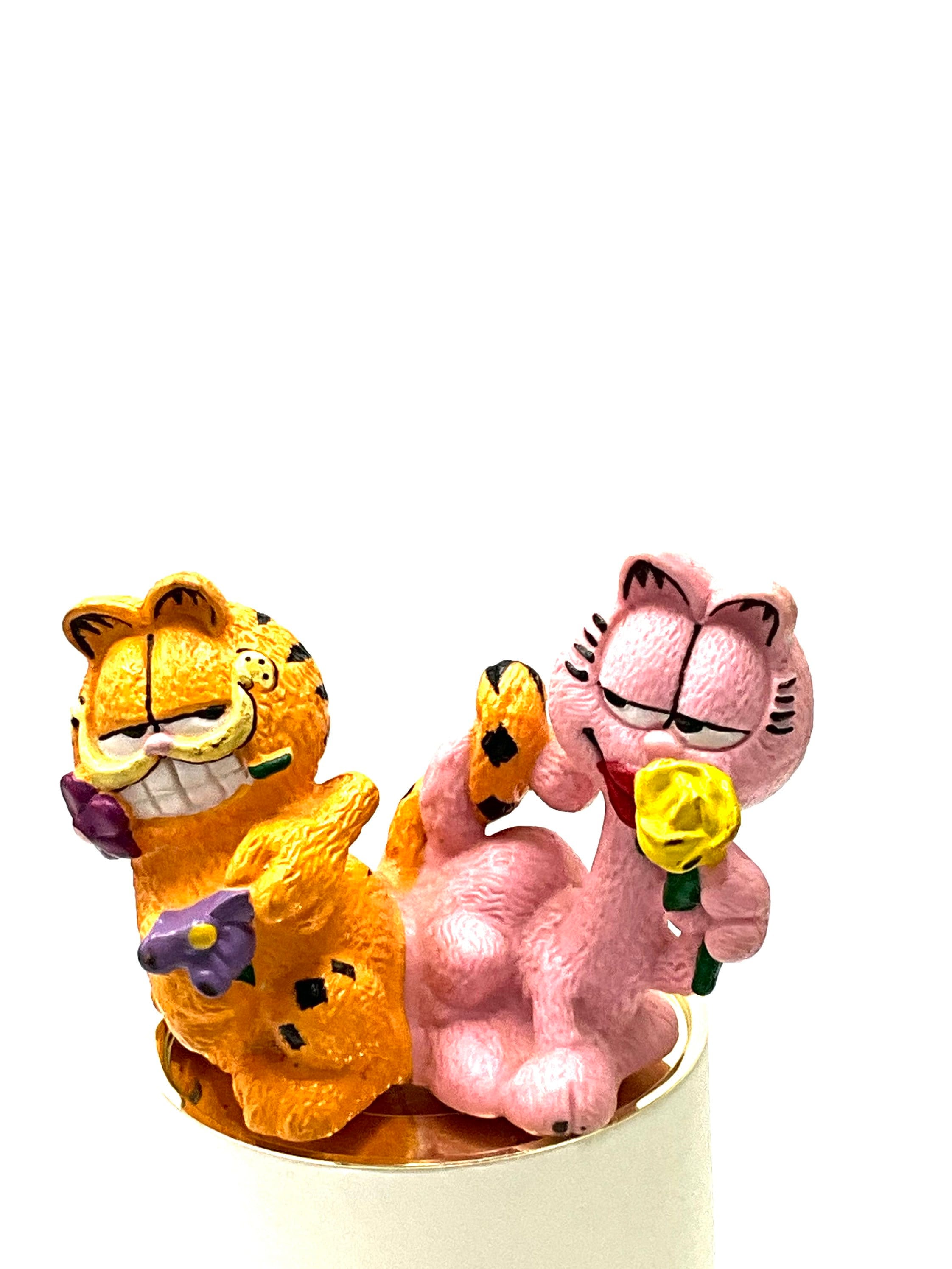 Gorgeous Collectible and Vintage Garfield and Arlene Pink, Cat, Couple ...