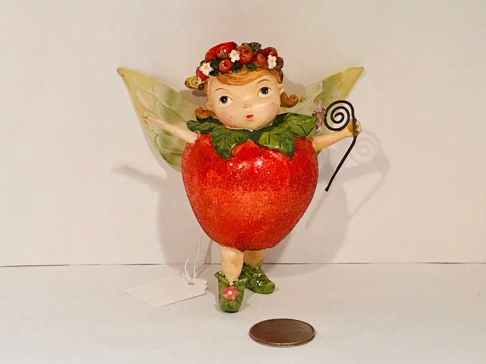 Vintage Fairy Girl as Apple Ornament - Etsy