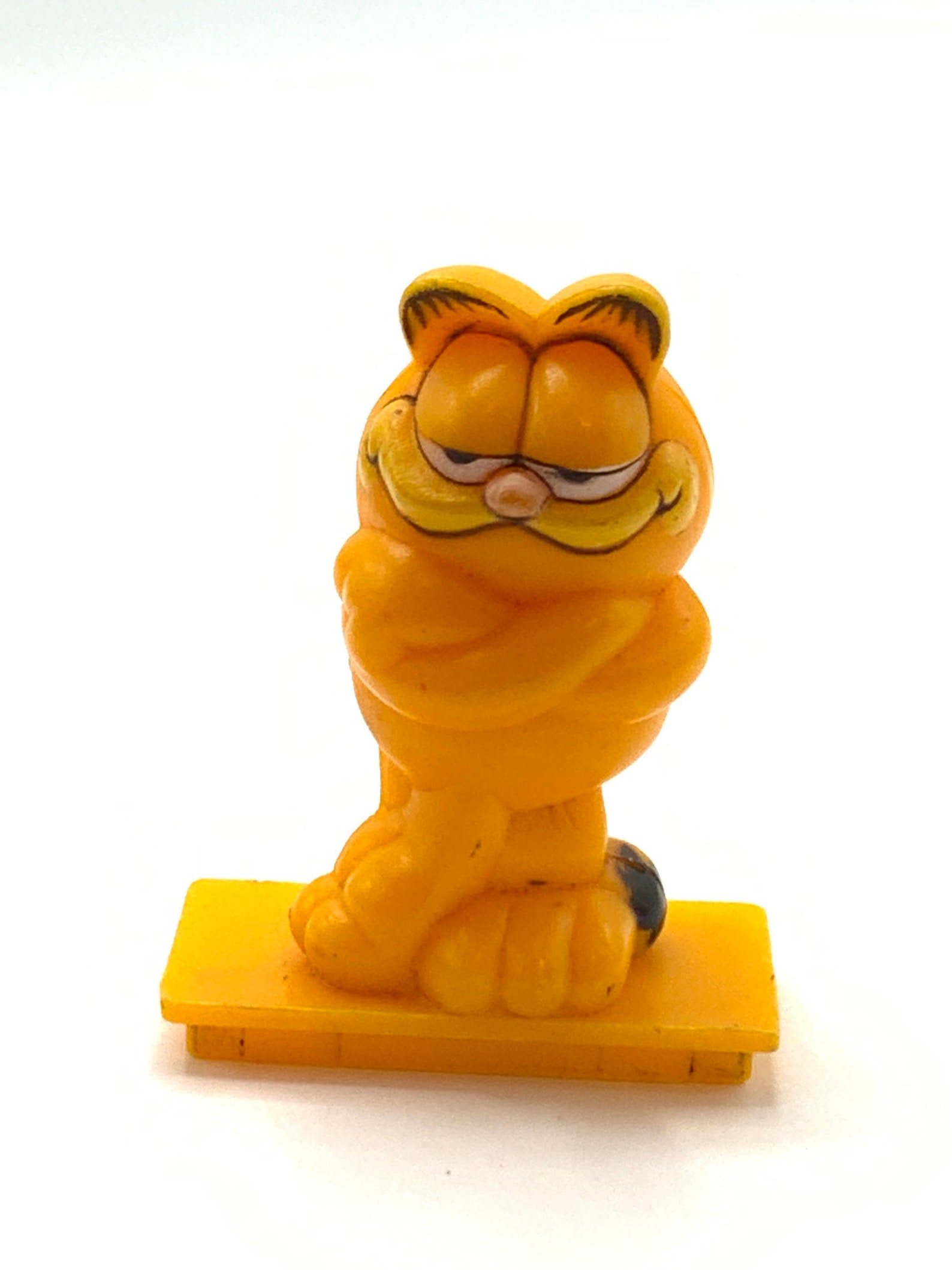 Vintage Garfield figurine with arms cross cat orange. | Etsy